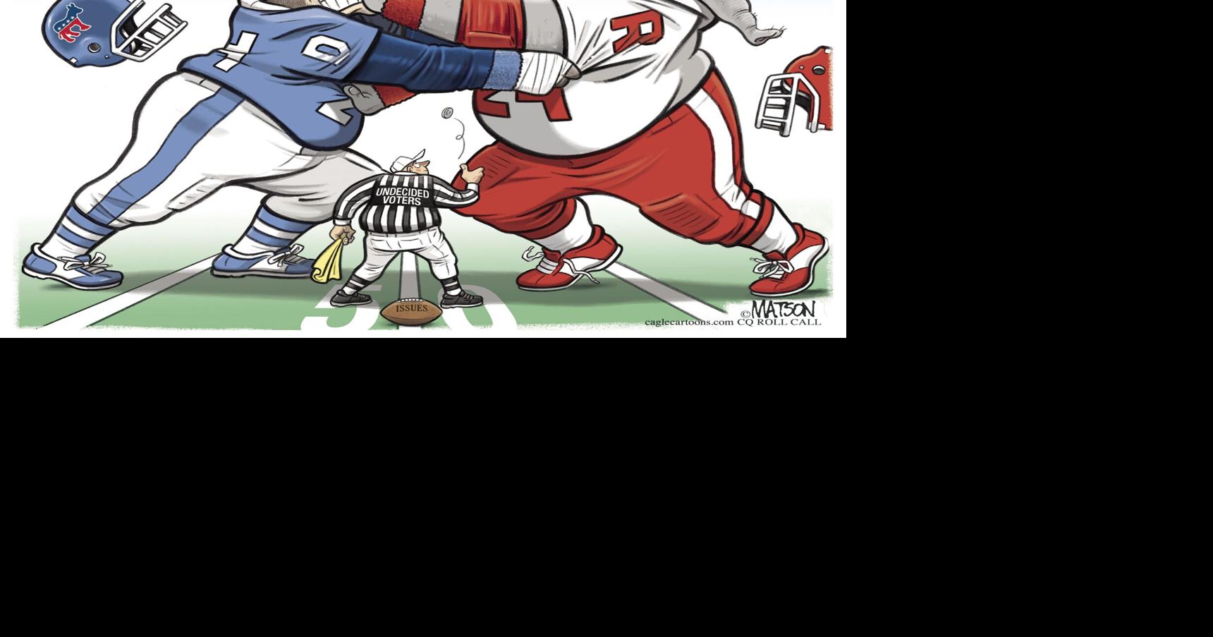 Undecided Voter Coin Toss | Editorial Cartoons | greenevillesun.com