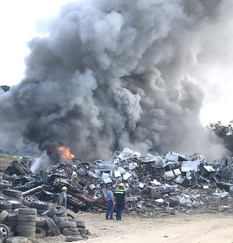 Smoky Fire Starts In Scrap Metal Pile At Business | Local News ...