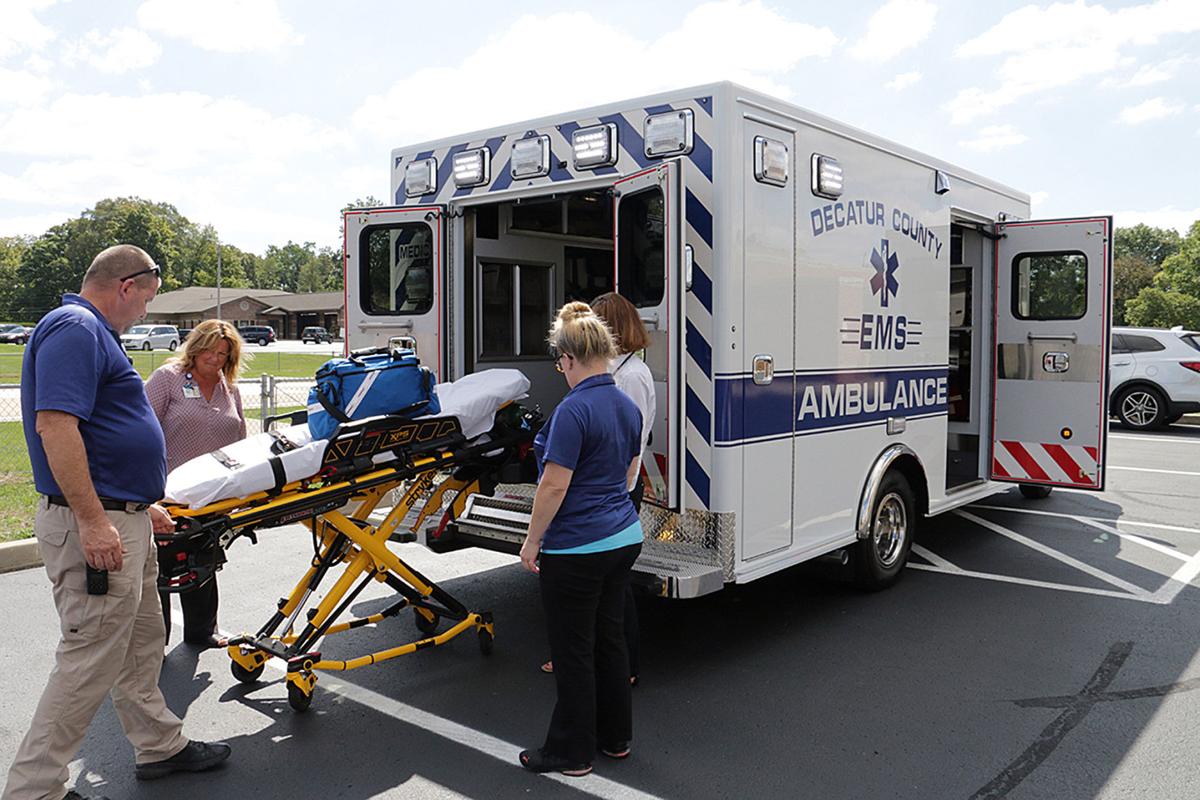 Decatur County Memorial Hospital debuts new ambulance | Local News ...