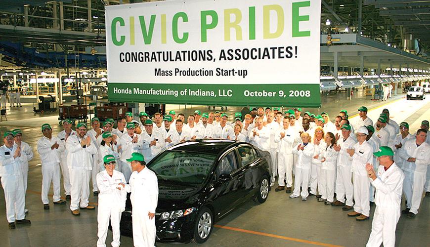 The Honda Indiana Auto Plant’s 15-year automotive manufacturing journey ...