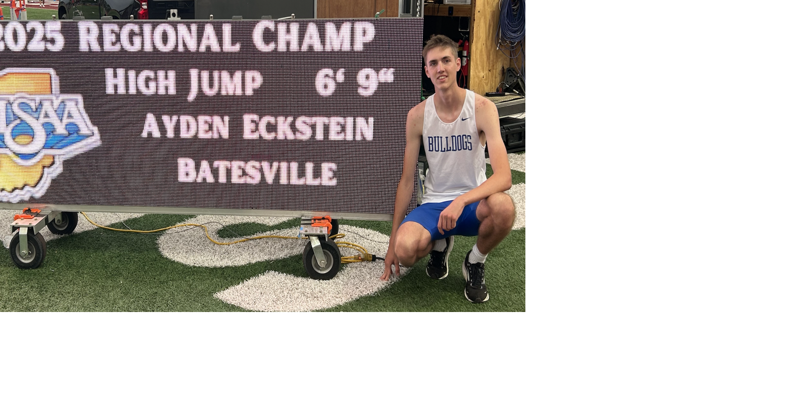 Track: Eckstein wins regional title in the high jump | Local Sports ...