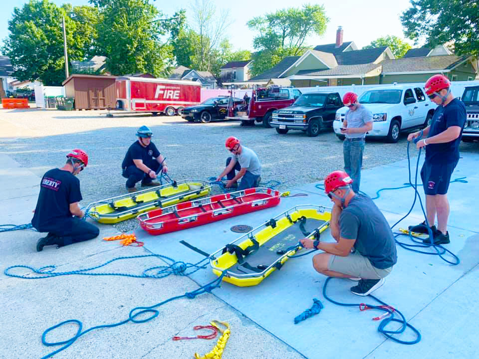 Rescue personnel 'hang out' at rope training | Local News ...