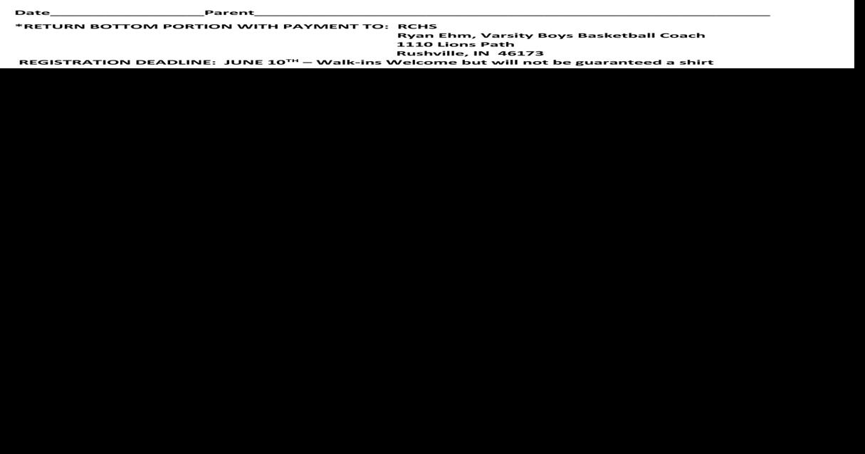 2021 Rushville Lions Youth Basketball Camp | Local Sports ...