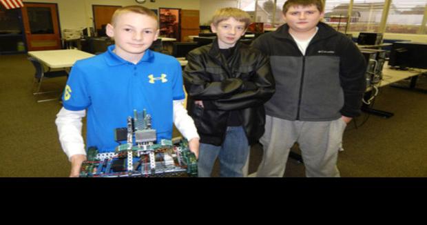Junior high robotics team scores trophy in competition with high ...