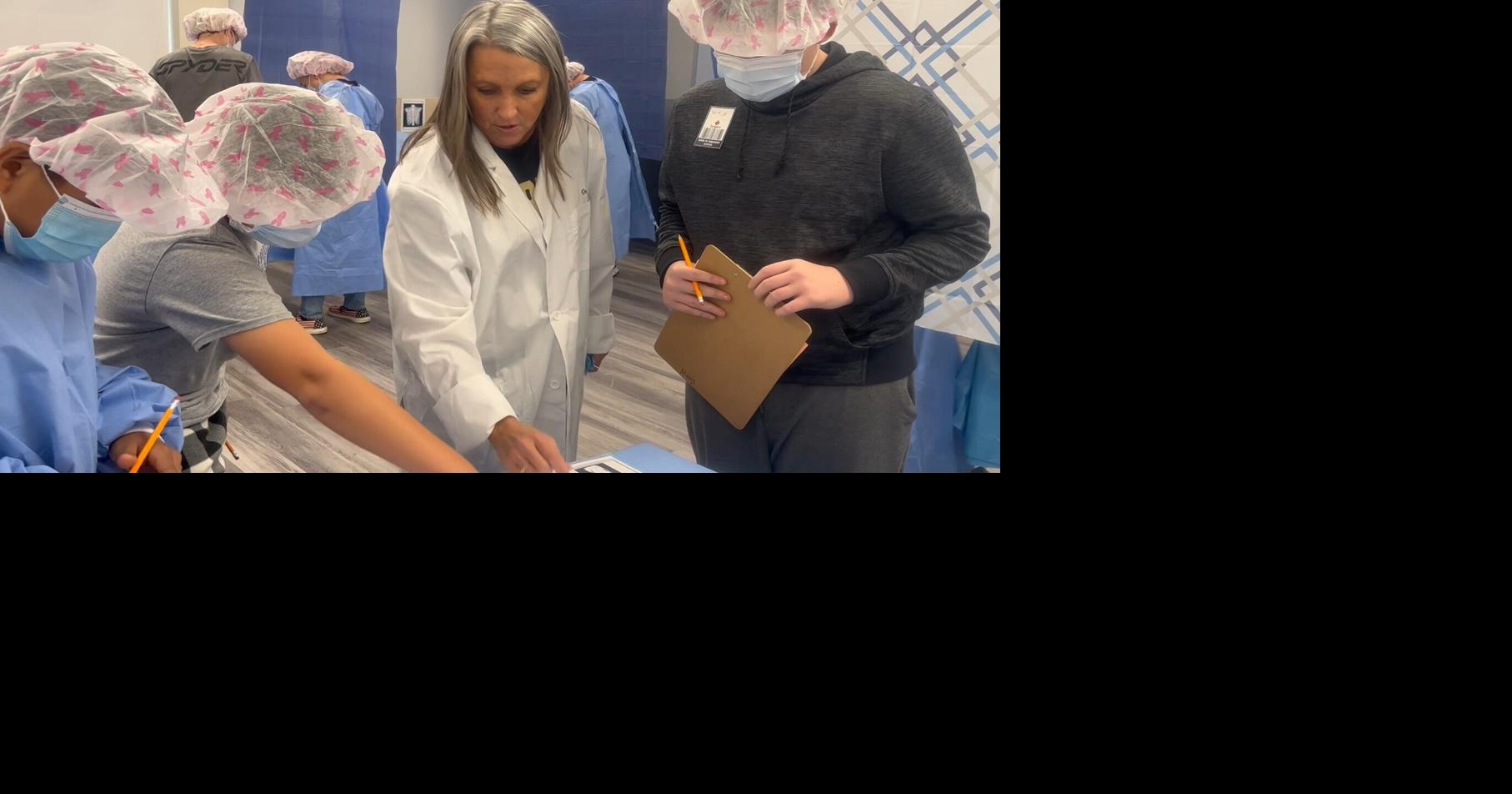 GJHS math teacher turns classroom into hospital | Local News ...