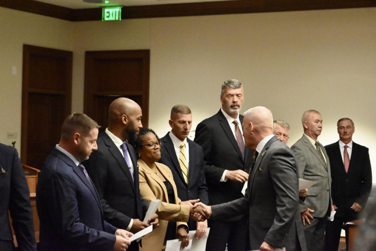 Bill Rhyne is sworn in as Spartanburg County Sheriff | News | greernews.com