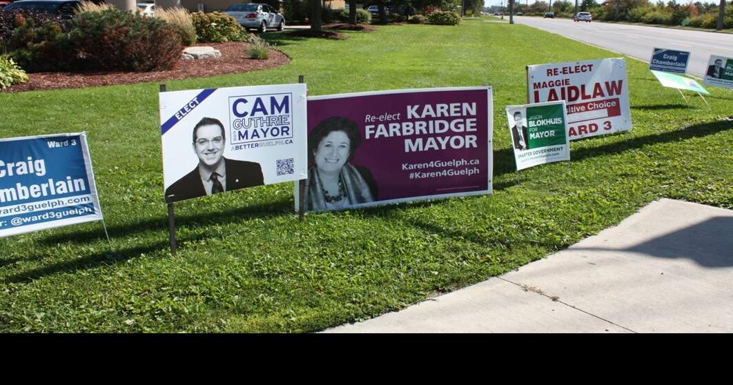 Guelph city staff pitch new bylaw for election signage