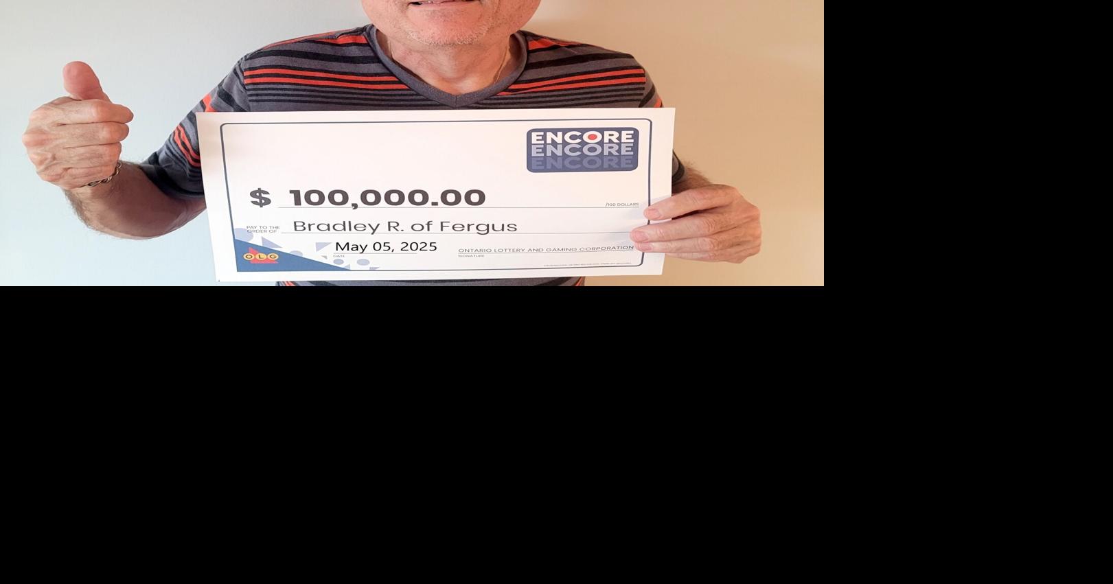 Fergus resident turns $1 into $100k with Lotto Max Encore