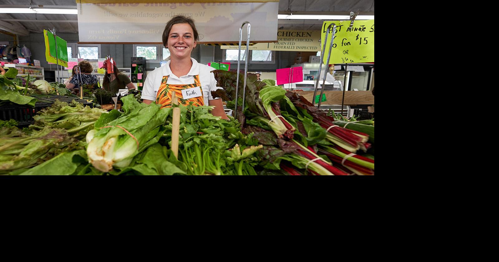 A map of farmers' markets in and around Guelph