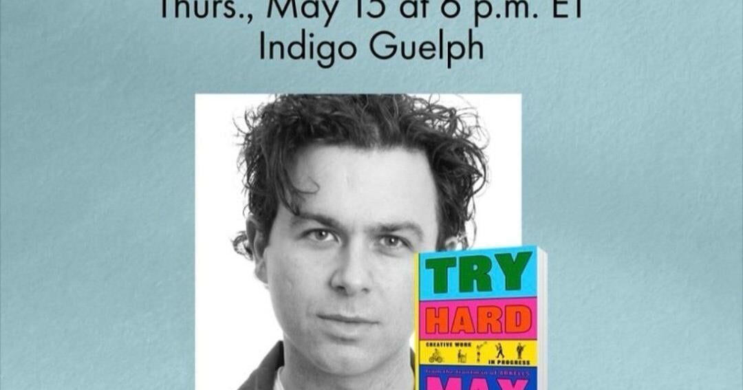 Come meet Arkells singer at Guelph Indigo and buy his book