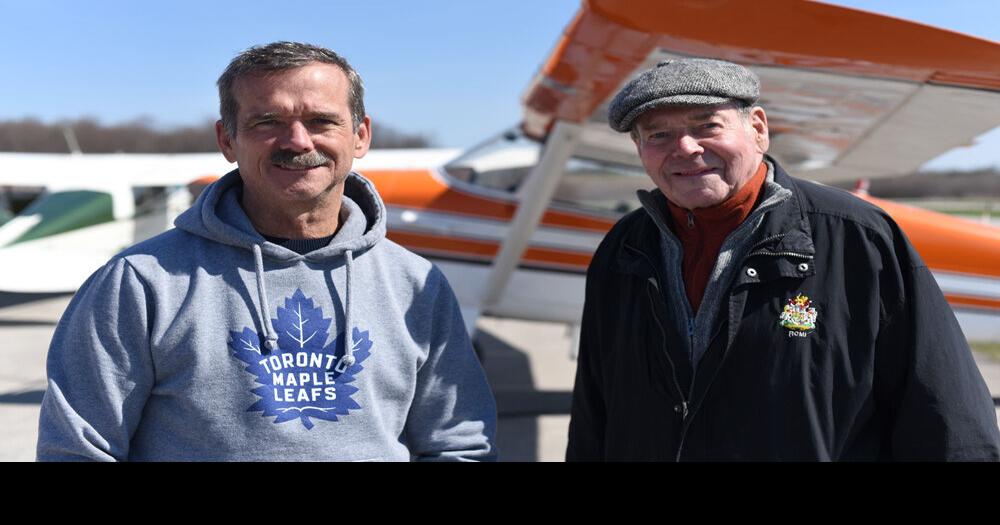 Colonel Chris Hadfield flies to Guelph for lunch