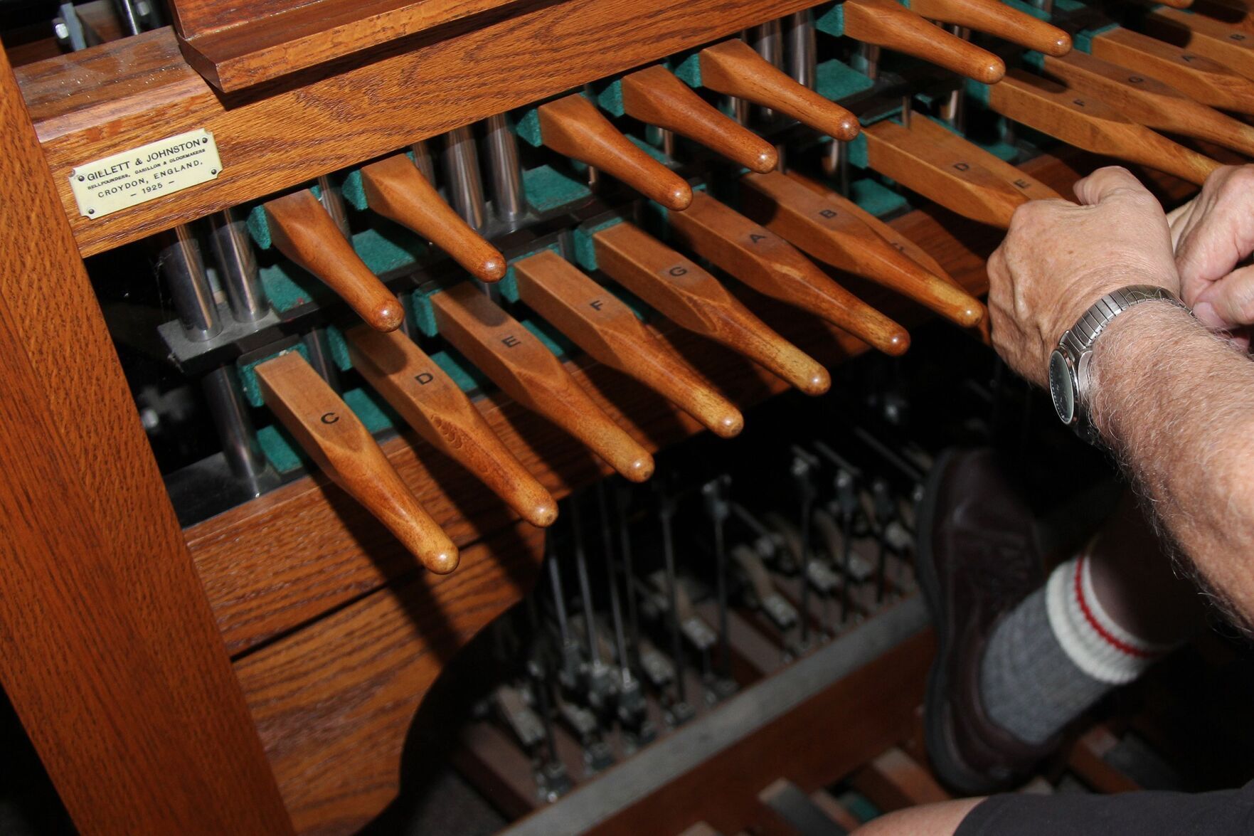 The carillon at St. George’s rings through downtown Guelph