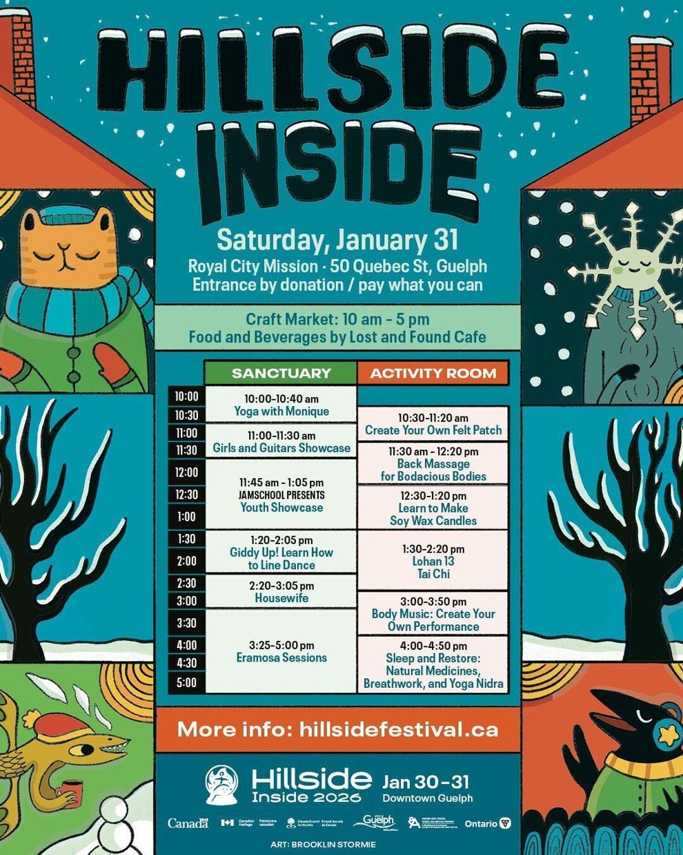 Hillside Inside has a full day at the Royal City Mission