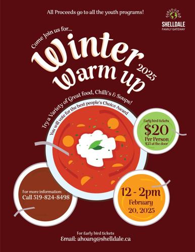 Shelldale Family Gateway announces Winter Warmup lunch