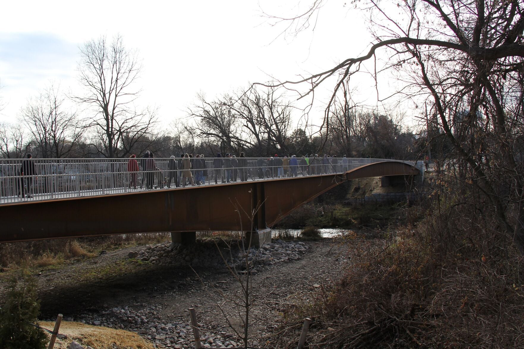 What’s going on here: a new pedestrian bridge in Guelph