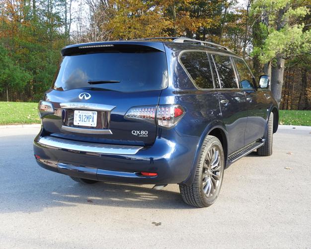 Infiniti luxury and utility in an old-school SUV