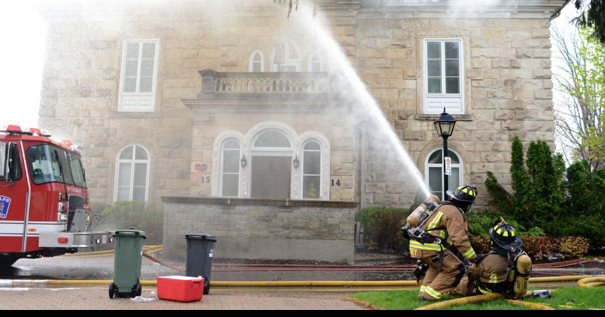 Neighbours believe lightning caused the fire at old manor house in Guelph