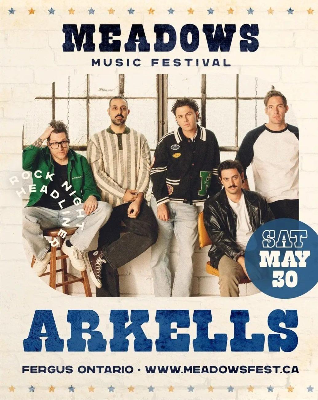 The final lineup is out for Meadows Music Festival in Fergus