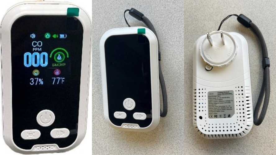 Health Canada recall notice: Plug-in smoke and CO alarms