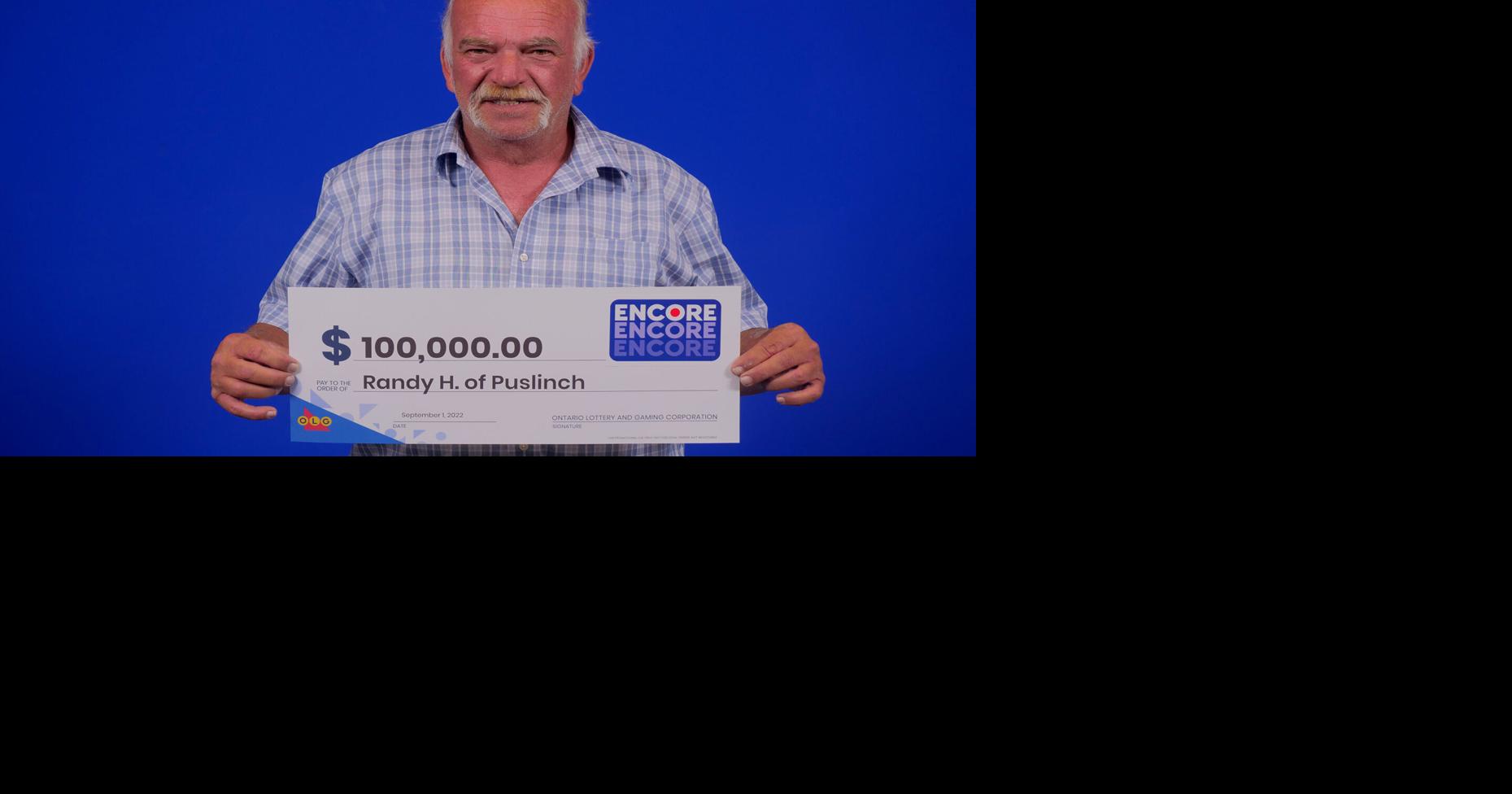 Encore score!: Guelph-bought ticket a big winner for Puslinch resident