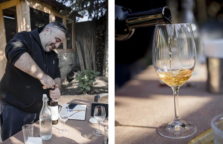 Harvest season in the Old World wine region of Georgia