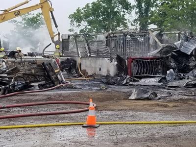 6 horses dead, barn destroyed after Erin structure fire