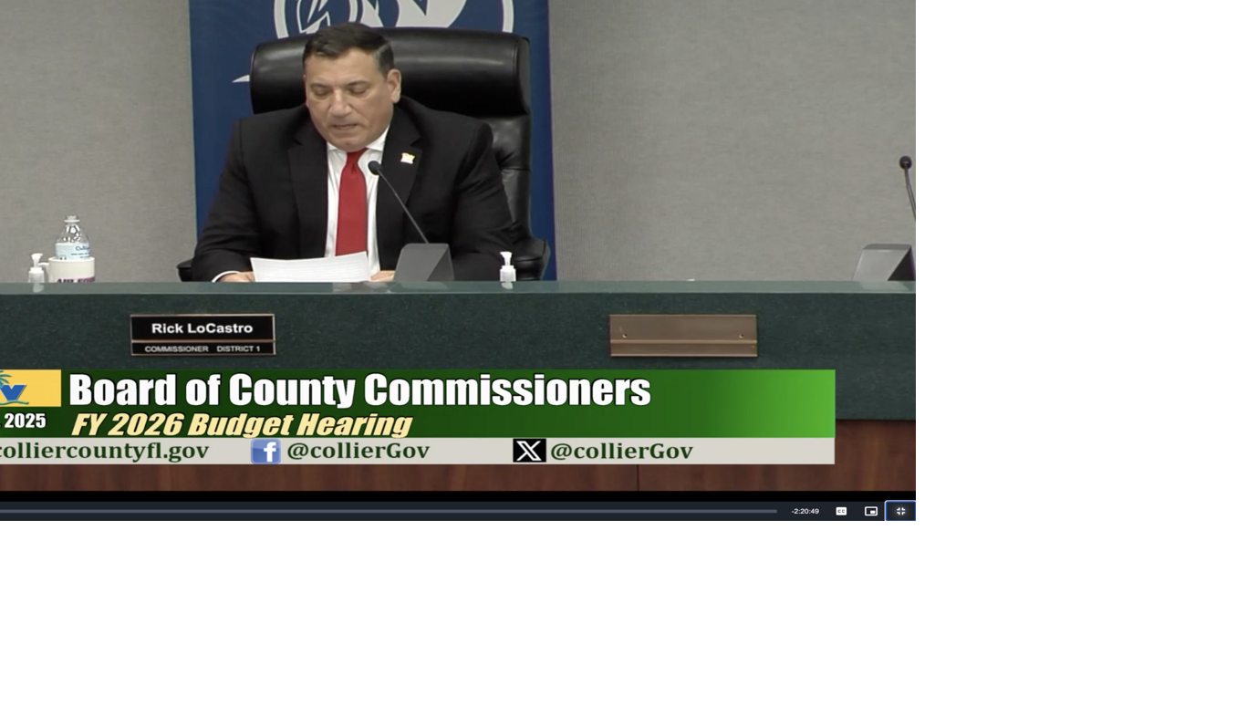 Collier County funds $2.2B budget, keeps millage rate | Government ...