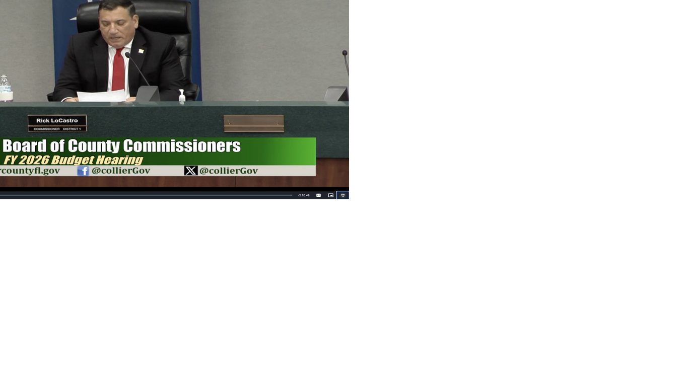 Collier County funds $2.2B budget, keeps millage rate | Government ...