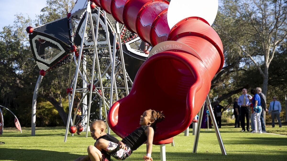 Discover Roberto Clemente Park's brand new playground | Lee County ...