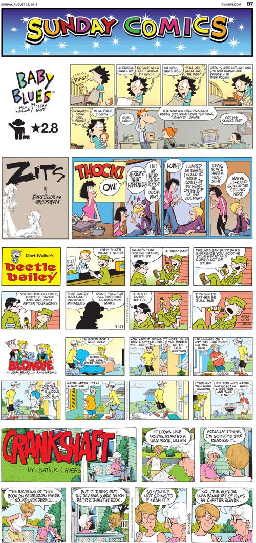 August 23, 2015: Sunday Comics, Part 1 | Cartoons | gvnews.com