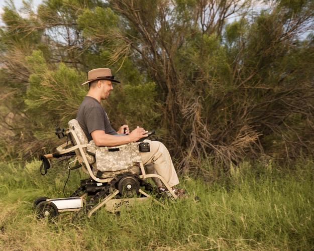 He's on track: All-terrain chair helps disabled Army veteran | | gvnews.com
