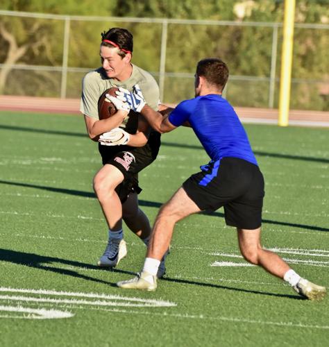 Mustangs and Red Wolves have blast during off-season game | Local News ...