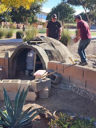 Volunteers come through with new shelter for Wrightson Ridge tortoises ...