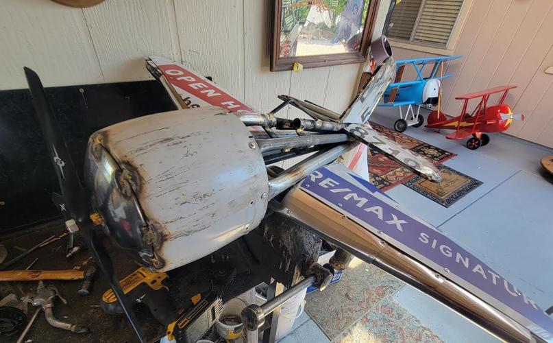 Art takes flight: GV man builds plane sculptures entirely by hand | Get ...