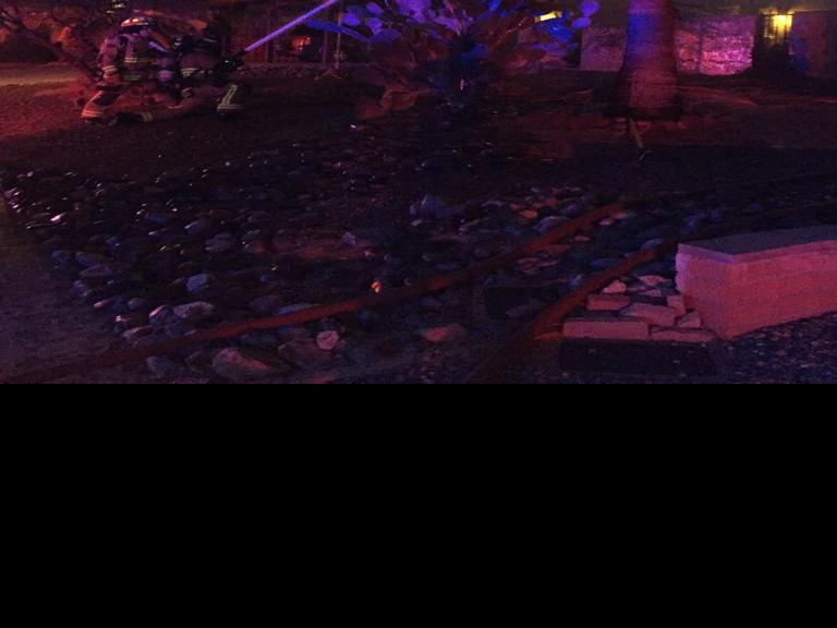 Lightning sets palm tree on fire | Local News Stories | gvnews.com