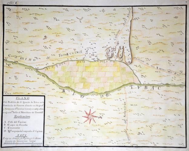 A long way home: Eighteenth century map in London helped Tubac ...