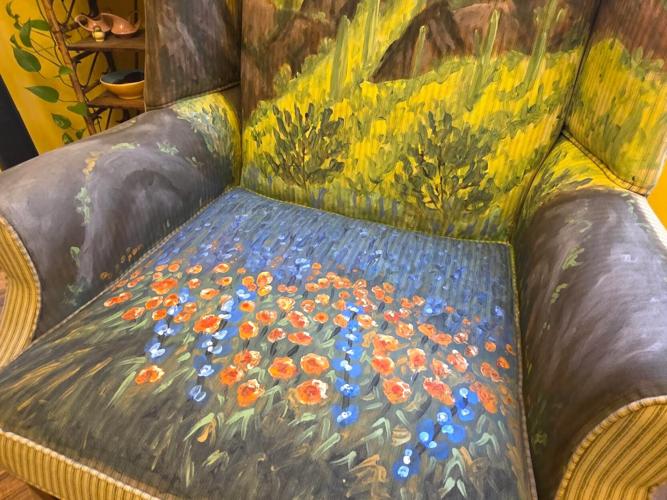 More than a seat: Sahuarita painter creates art on chair | Get Out ...