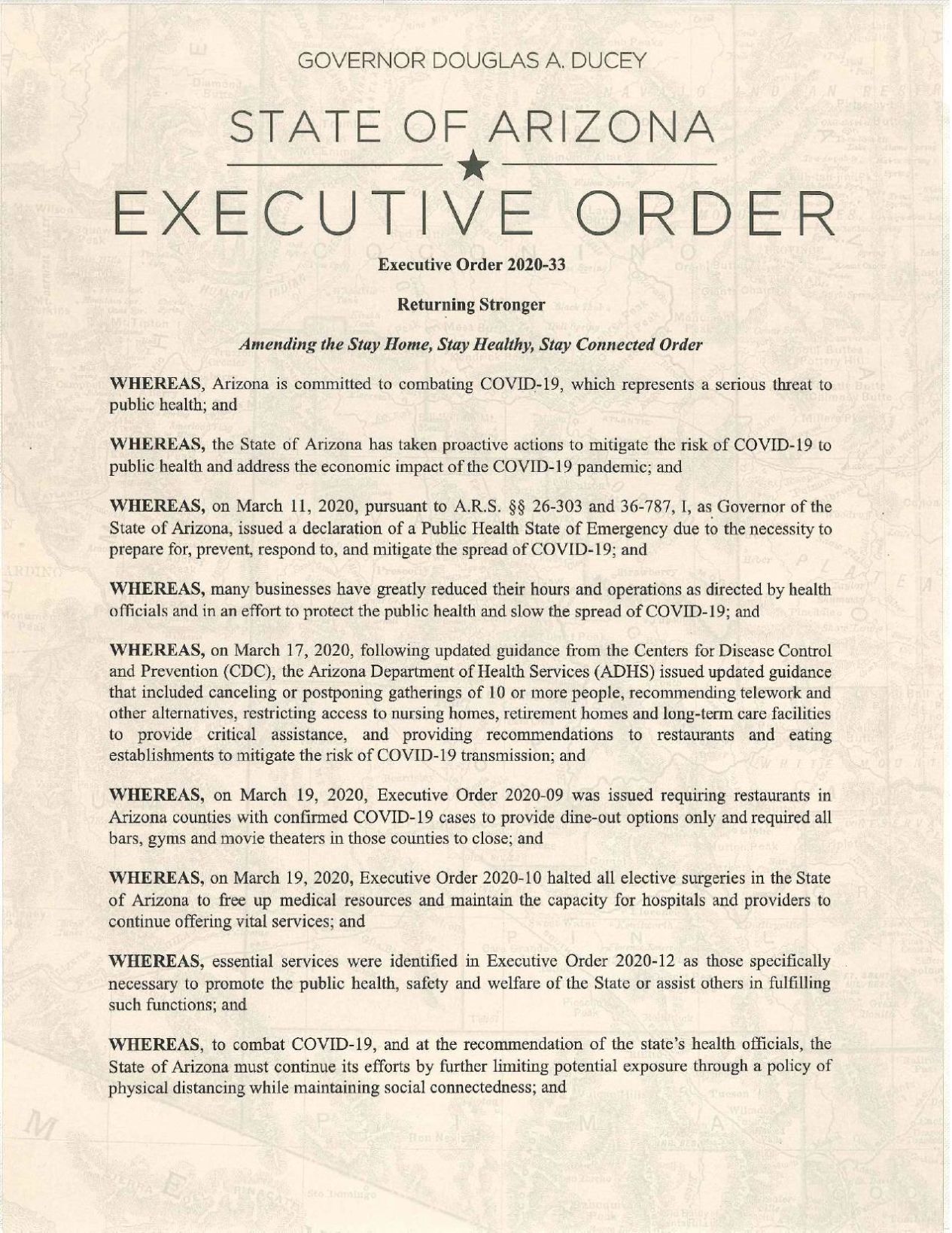 Executive Order | | gvnews.com