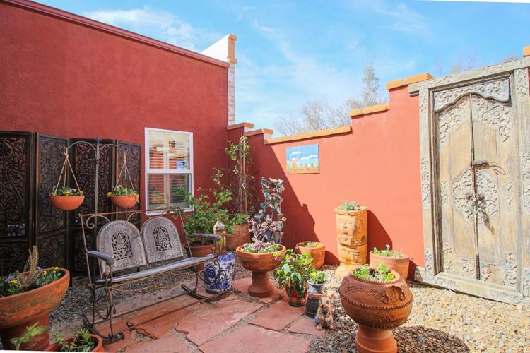 Far East meets Southwest! Territorial-style home with East Asian aura ...