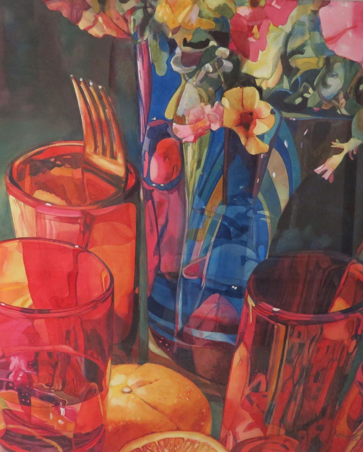 Transparent watercolor works: Master shares layering techniques | Get ...