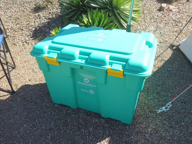 How people survive tough times; Rotarians set up a ShelterBox | Local ...