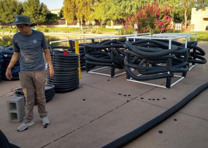 A place for fish: Volunteers, Game & Fish build habitats in Sahuarita ...