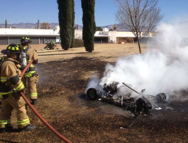 Golf cart goes up in flames (but he finished the round) | Local News ...