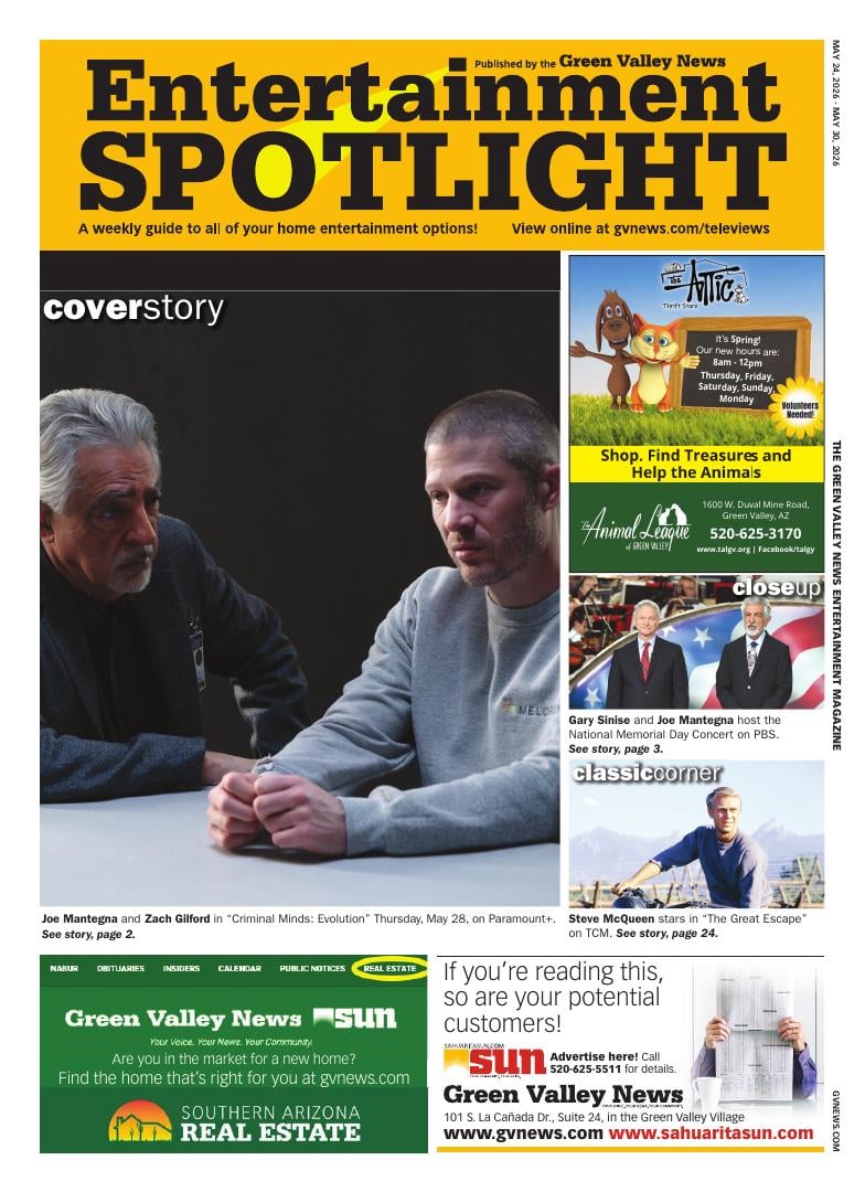 Page A1 | Green Valley TV Guide | gvnews.com