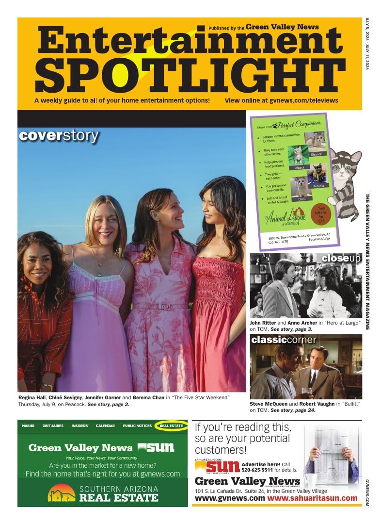 Page A1 | Green Valley TV Guide | gvnews.com