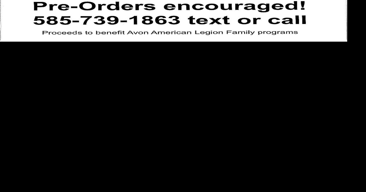 Avon American Legion Family Chicken BBQ | | gvpennysaver.com
