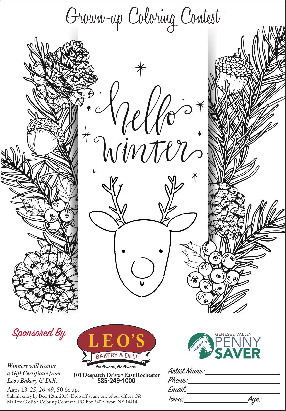 Coloring Contest Award Certificate Coloring Pages