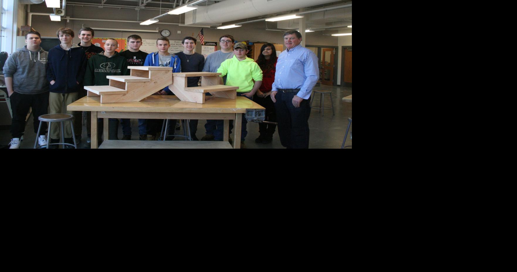 Geometry in Construction Class Makes Progress at Holley MS/HS | Current ...