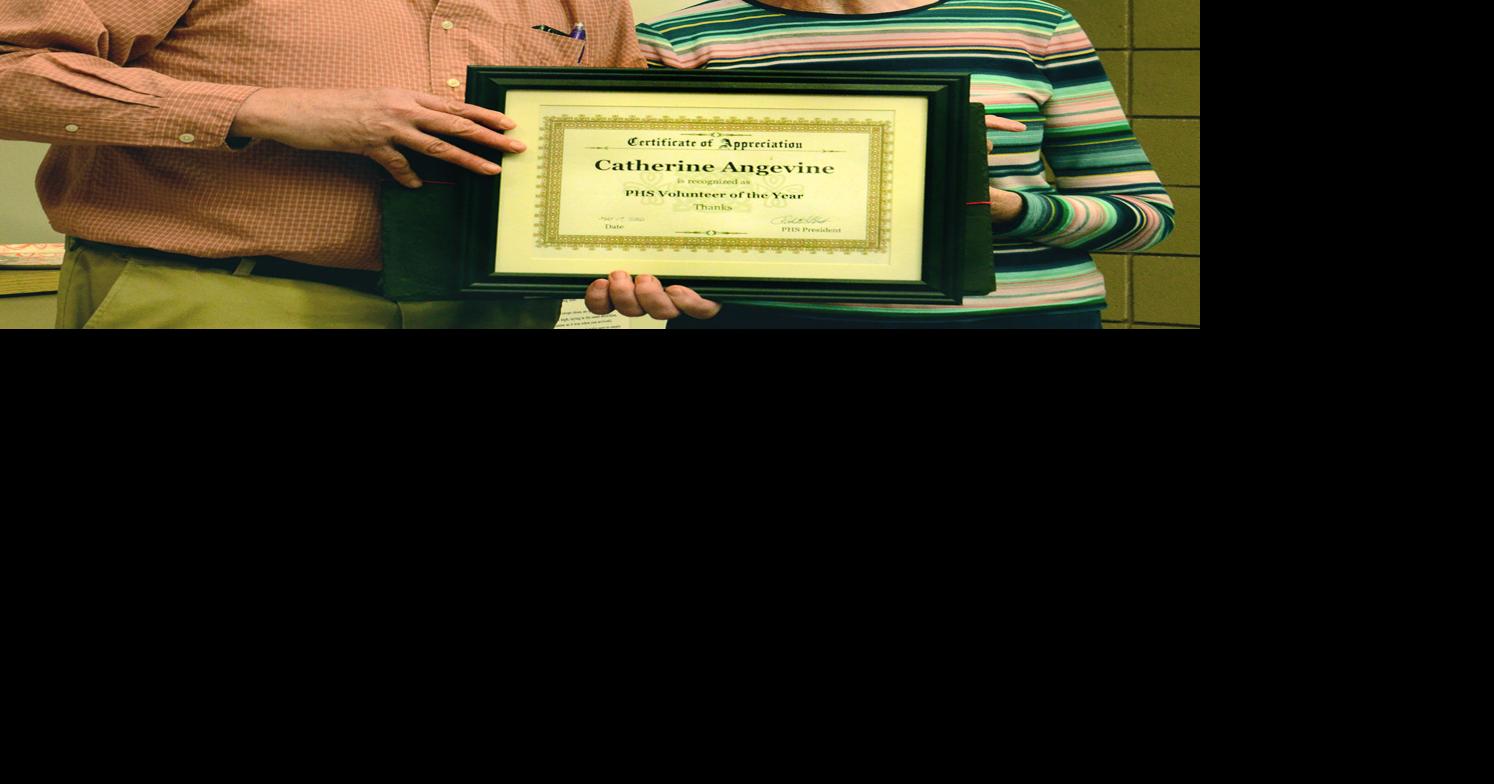 Catherine Angevine receives the Perinton Historical Society’s ...