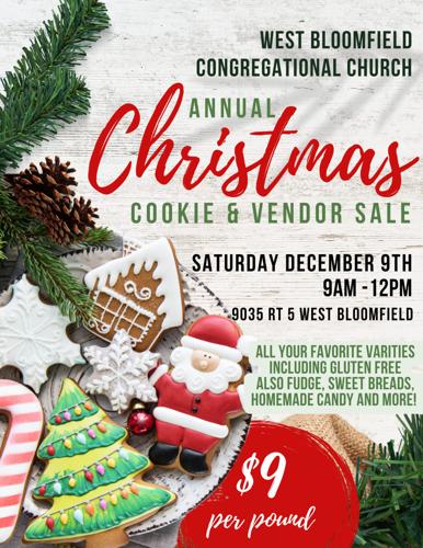West Bloomfield Congregational CHurch Annual Cookie Sale! | Hometown Events | gvpennysaver.com
